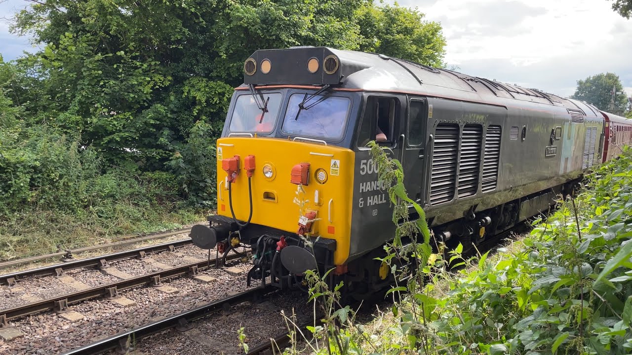 Class 50 + 4TC | 50008 ‘Thunderer’ + 428 | Hanson & Hall | Mid Hants ...