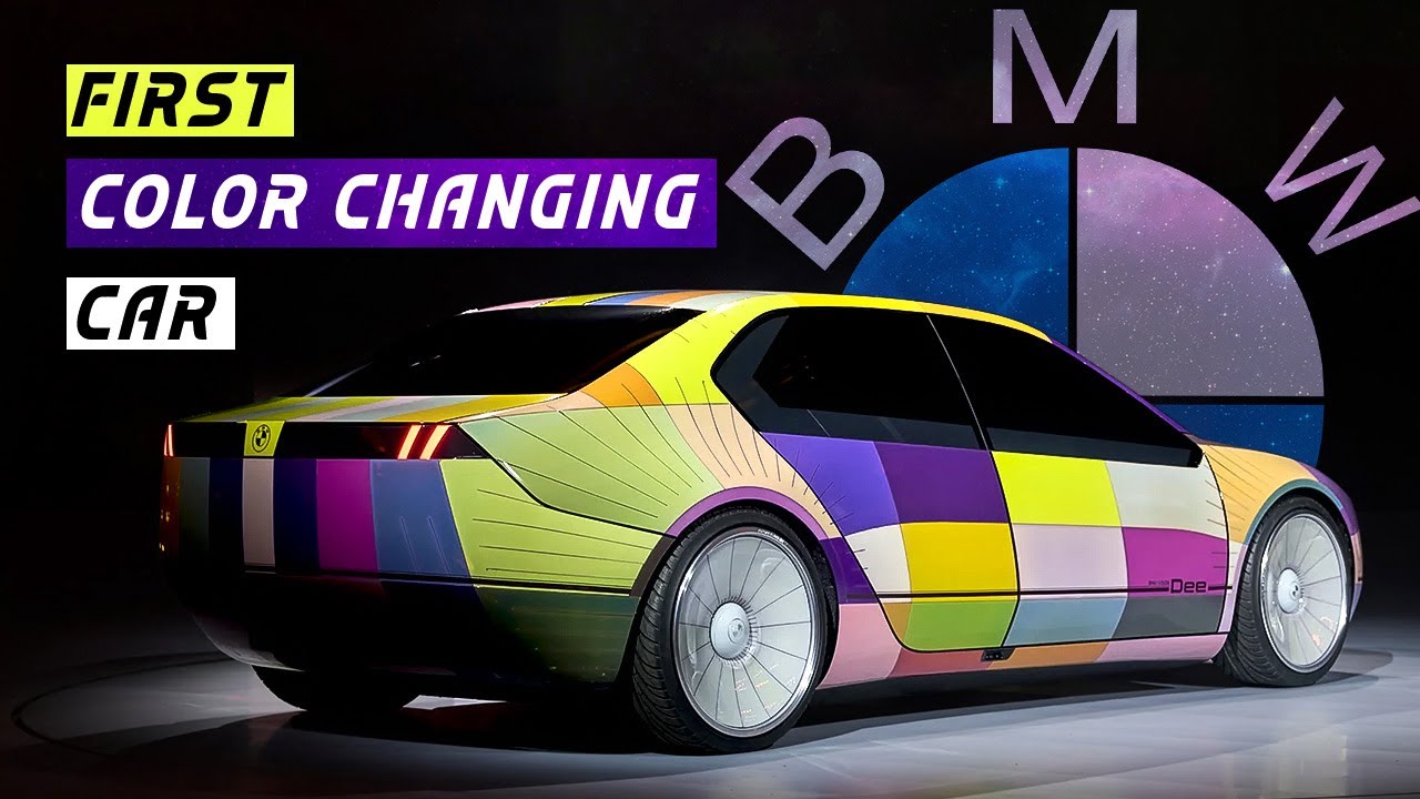 The First Color Changing Car In The World - BMW's secret project - YouTube