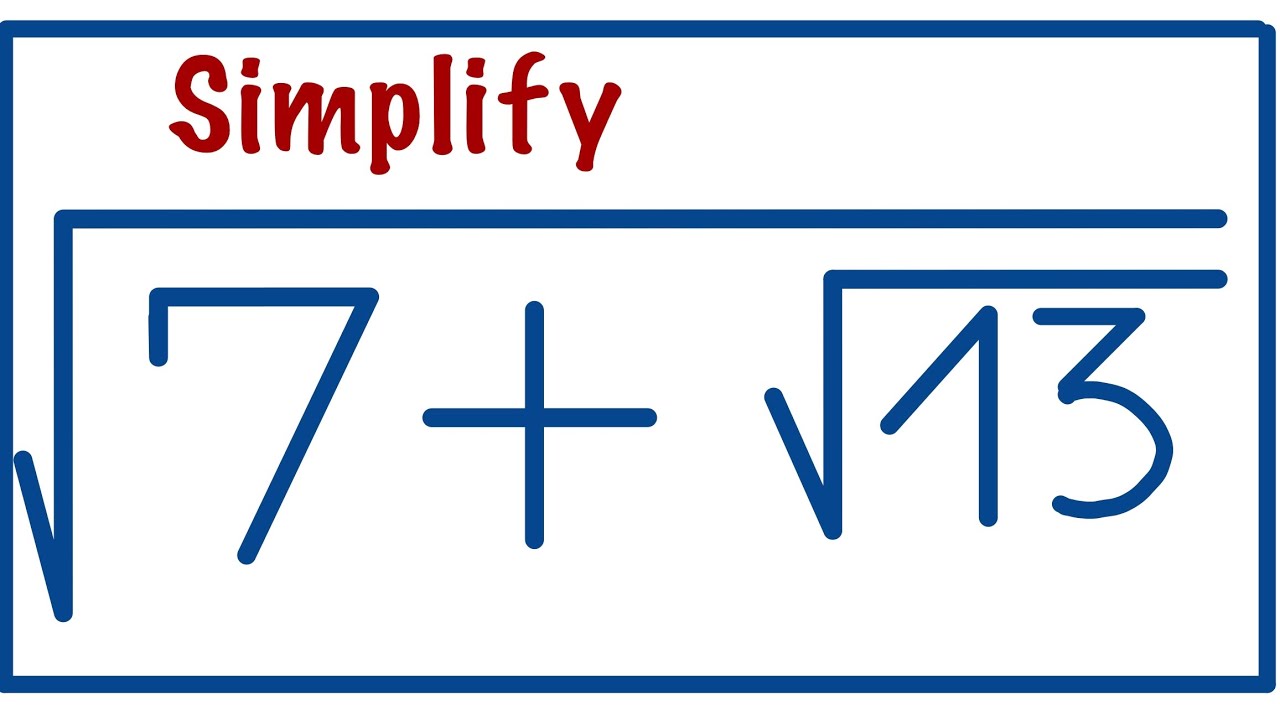 Square Root Of Surd YouTube