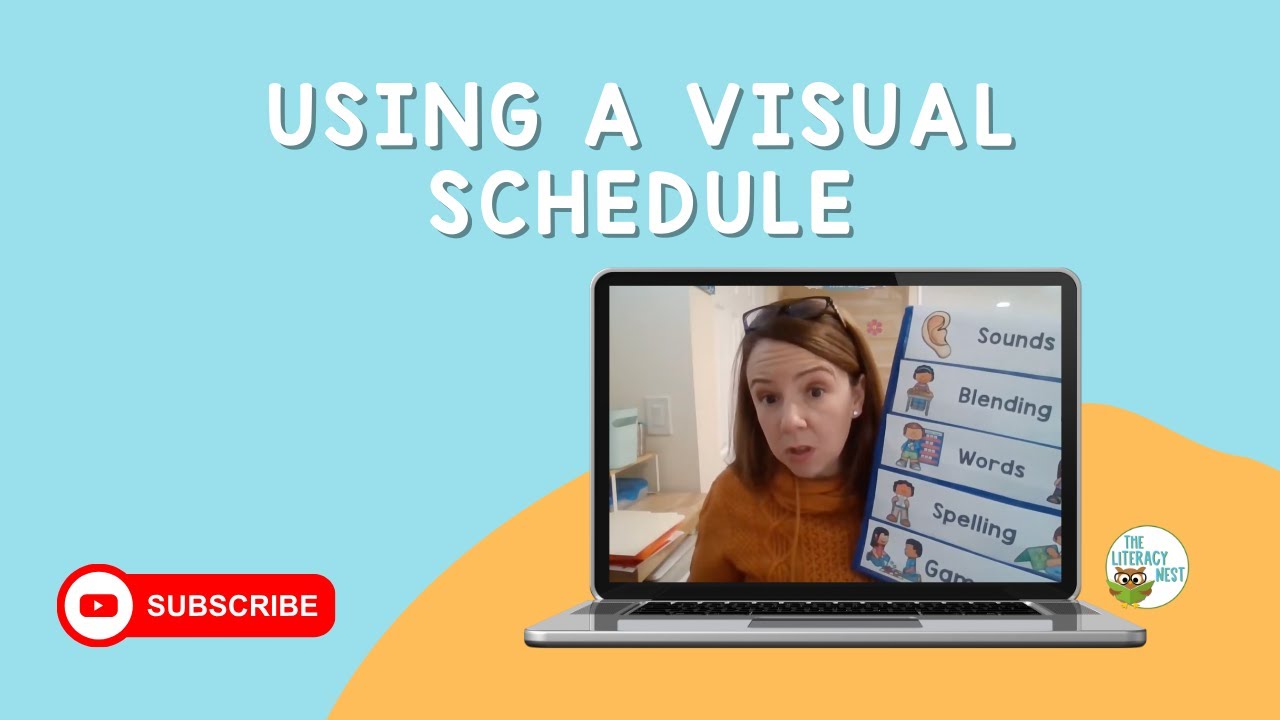 Using A Visual Schedule | Emily Gibbons | The Literacy Nest - YouTube