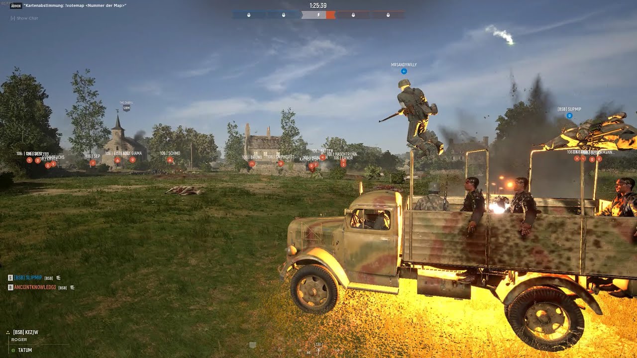 Hell Let Loose - Spectator - BSB BWCC MsW vs 106. - YouTube