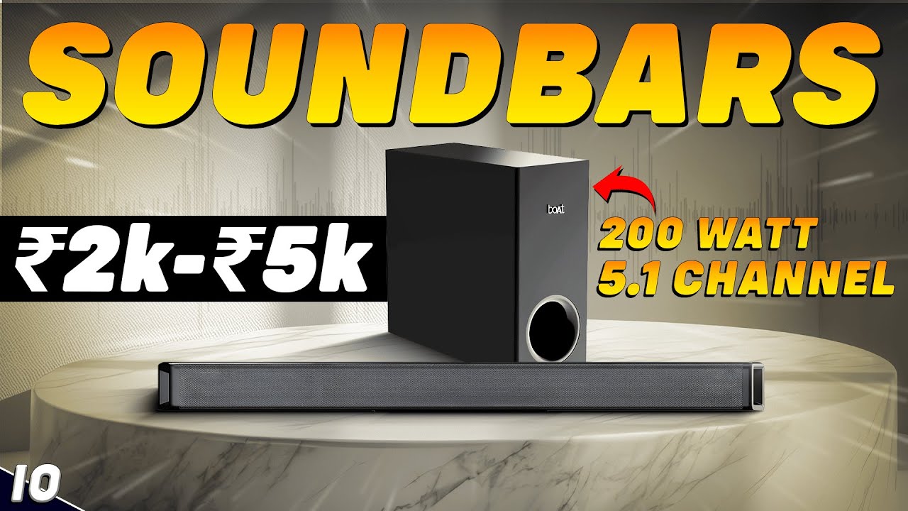 👆Best Soundbars in 2025🔥Best Soundbars Under 2000, 3000, 5000🔥 Top 5 Best Soundbar 2025 - YouTube