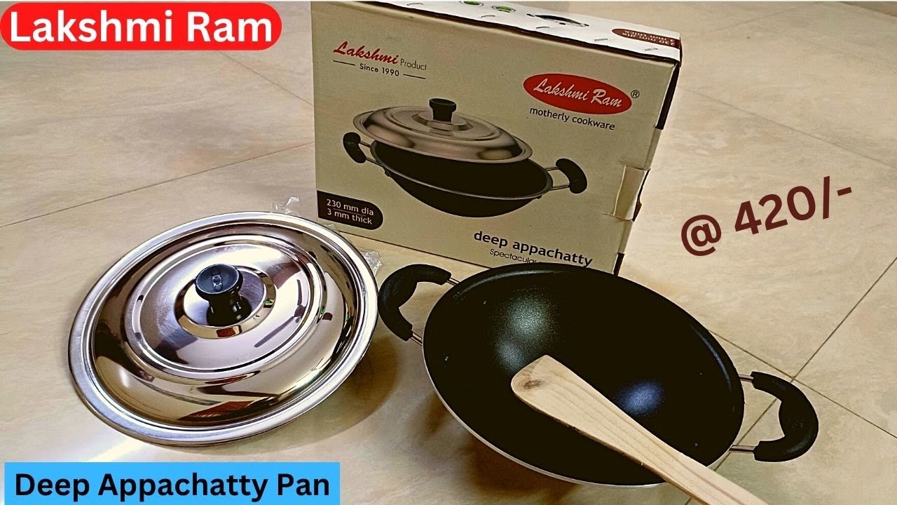 Lakshmi Deep Appachatty Pan // Unboxing & Review - YouTube