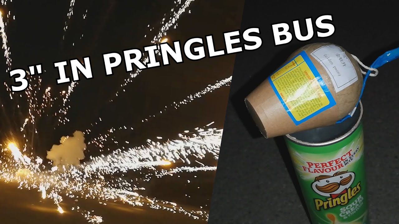 3 INCH SHELL IN PRINGLES BUS (GAAT FOUT) - YouTube