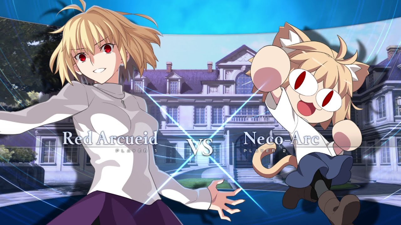Red Arcueid (S+) vs Neco Arc (EX) 【MELTY BLOOD TYPE LUMINA】 - YouTube