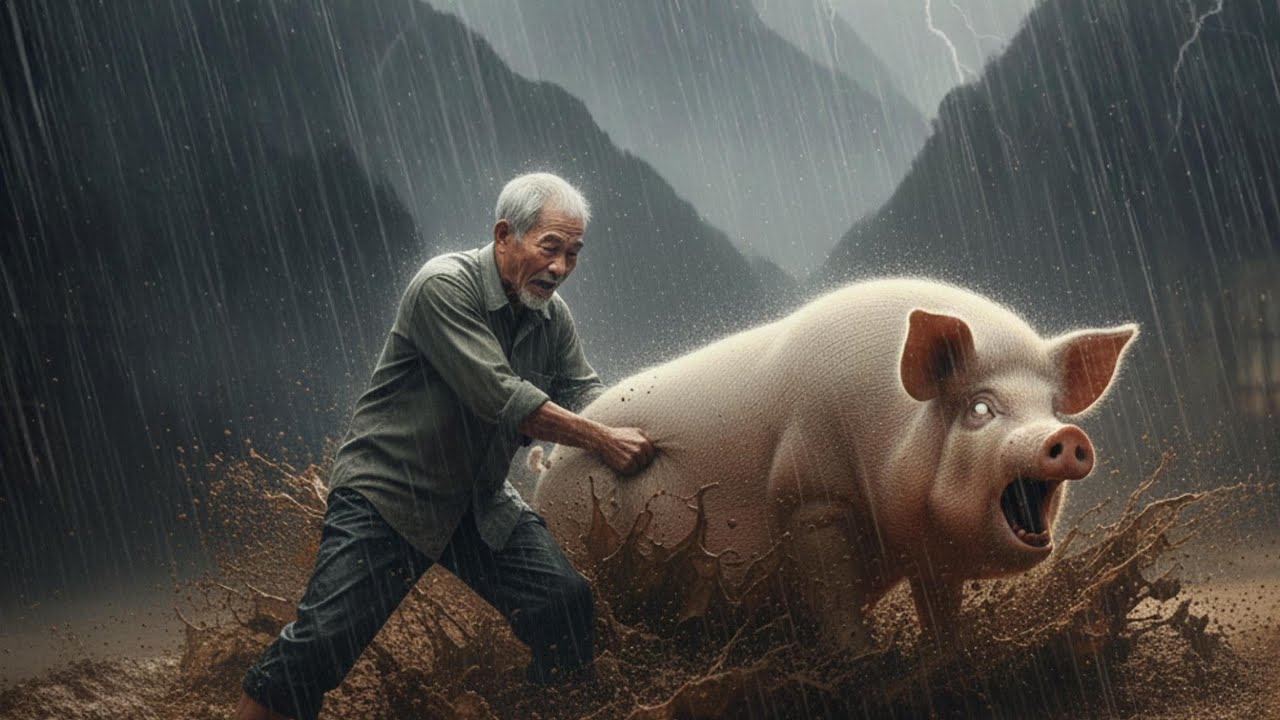 The Mother Pig Kneels Down Before The Poor Couple… And The Secret ...