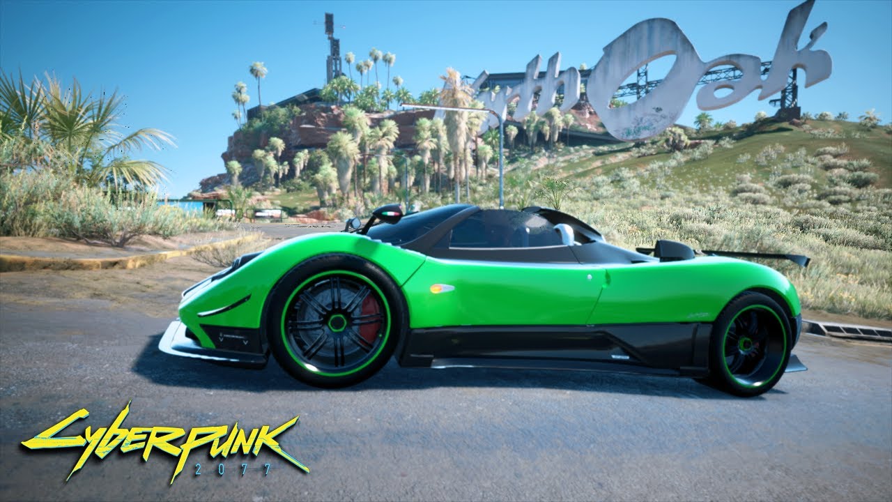 Cyberpunk 2077, Summer Ready Pagani Zonda Cinque Car Mod! - YouTube
