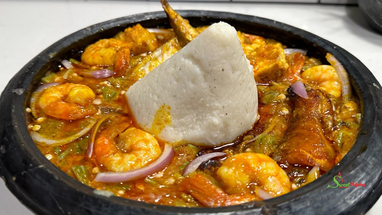 How To Make The Authentic Ghana Fetri Toto | Okra Stew For A Lazy Day ...