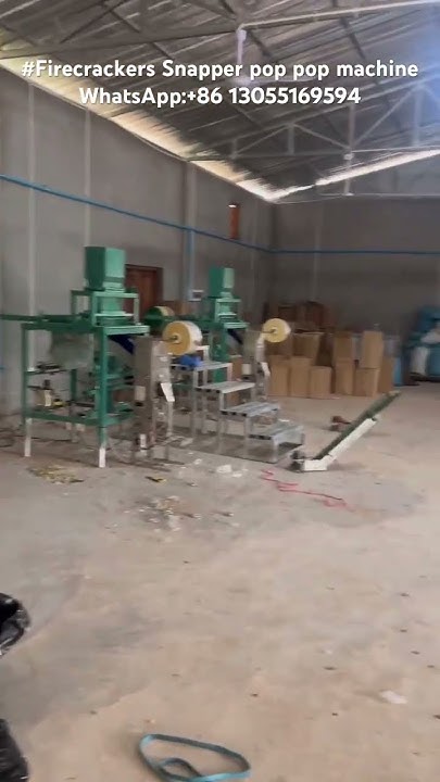 #Firecrackers Snapper pop pop machine - YouTube