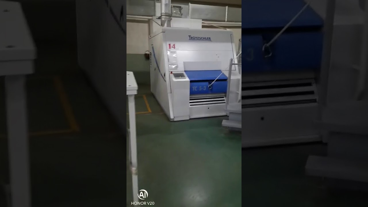 Trutzschler Tc 05/3 carding machine - YouTube