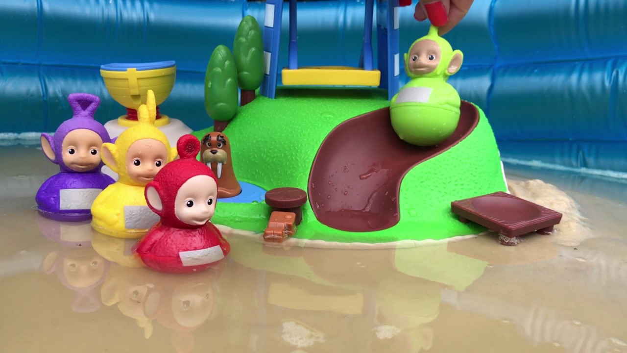 Teletubbies play in the sand. best video for toddlers - YouTube