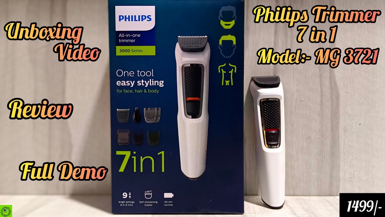 Philips 7 in 1 Rechargeable Grooming Kit for Face, Hair and Body for ...
