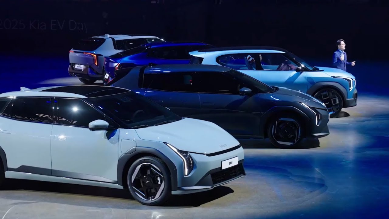 2025 KIA EV Day | KIA EV5, EV4 & EV2 Concept – Zukunft der E-Mobilität enthüllt! - YouTube