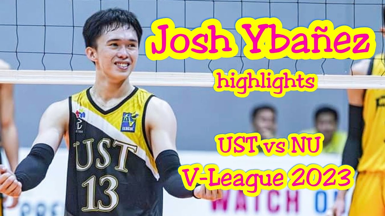 Josh Ybañez highlights | UST vs NU | V-League2023 - YouTube