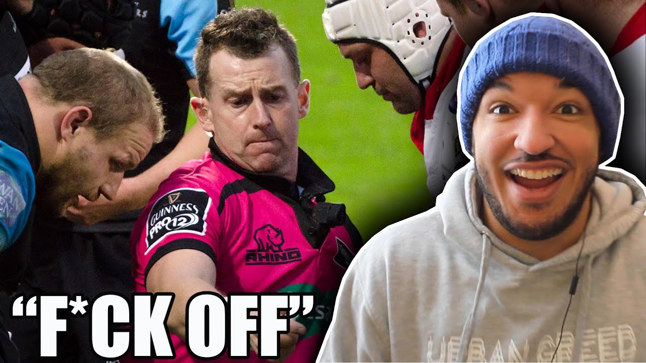 NFL Fan Reacts to RUGBY REFEREES RESPECT & GREATEST PLAYER INTERACTIONS ...