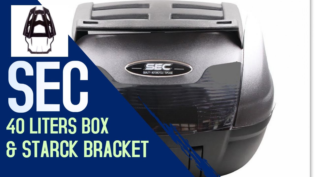 SEC STARCK BRACKET and SEC 40LITERS BOX WITH TOP RACK REVIEW - YouTube