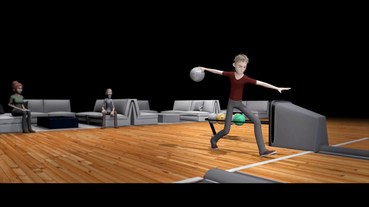 Bowling Animation Shot - YouTube