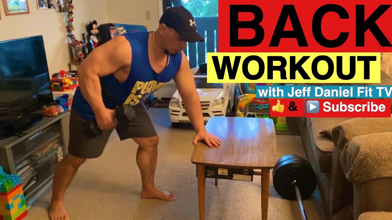 Intense Home Back Workout - YouTube