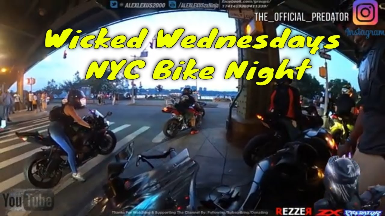 Wicked Wednesdays NYC Bike Night #NYC #bikenights with @motomactv - YouTube