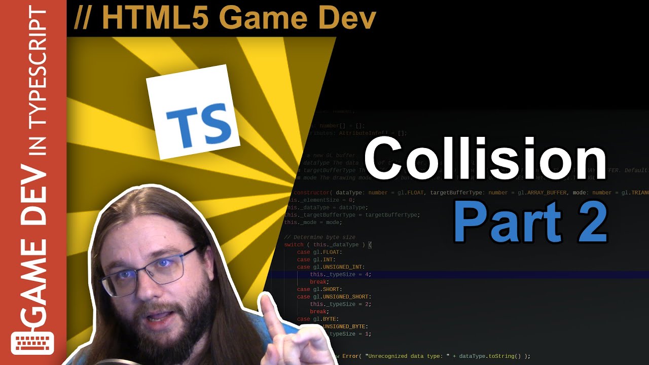 TypeScript WebGL Game Engine Tutorial #20 - Collision Part 2 - YouTube