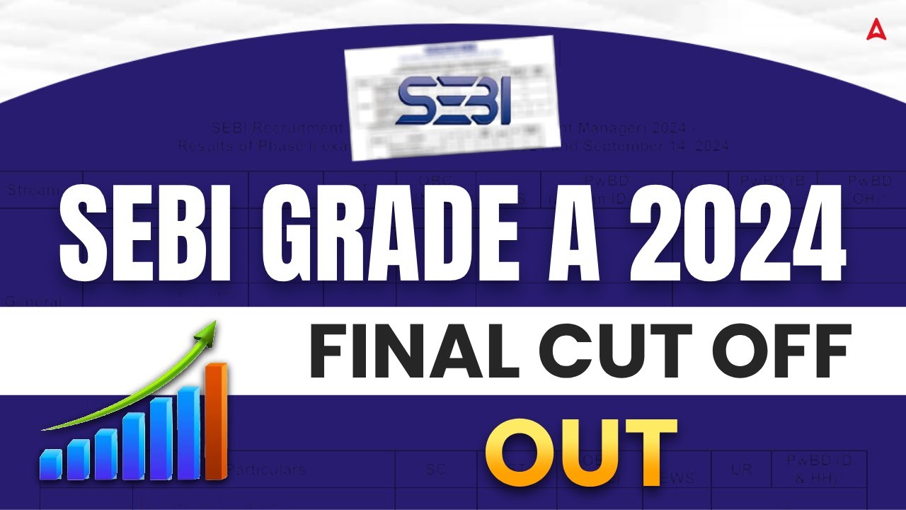 📊 SEBI Grade A Cut Off 2024 | SEBI Final Result Out | Assistant Manager ...