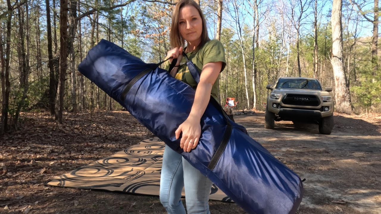 WILD TENT CAMPING/ON TOP OF WINDY MOUNTAIN - YouTube
