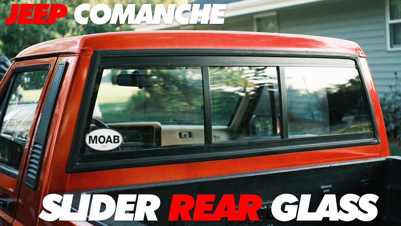 Jeep Comanche Gets Rear Sliding Glass - YouTube