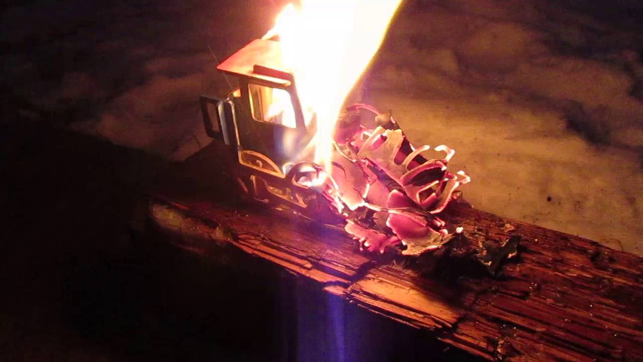 The burning train - YouTube