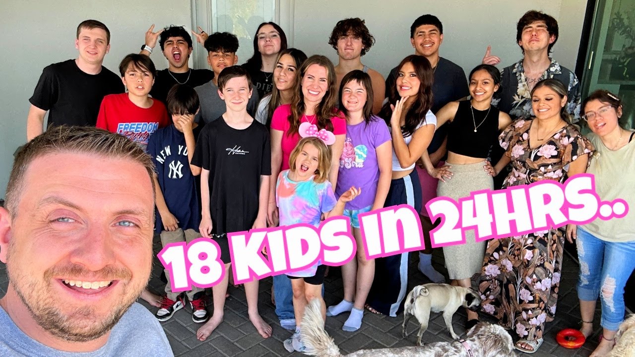 18 Kids In 24 Hours! | One On One TIME - YouTube