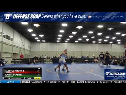 Mat 14 144 Hailey Jo Ahsmuhs Colorado Vs Jennifer Gabriel Florida
