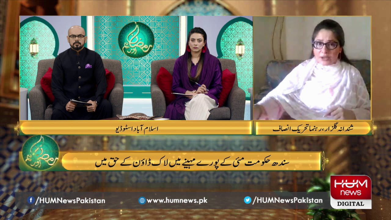 Shandana Gulzar,PTI MNA explaining conditions of people in her ...