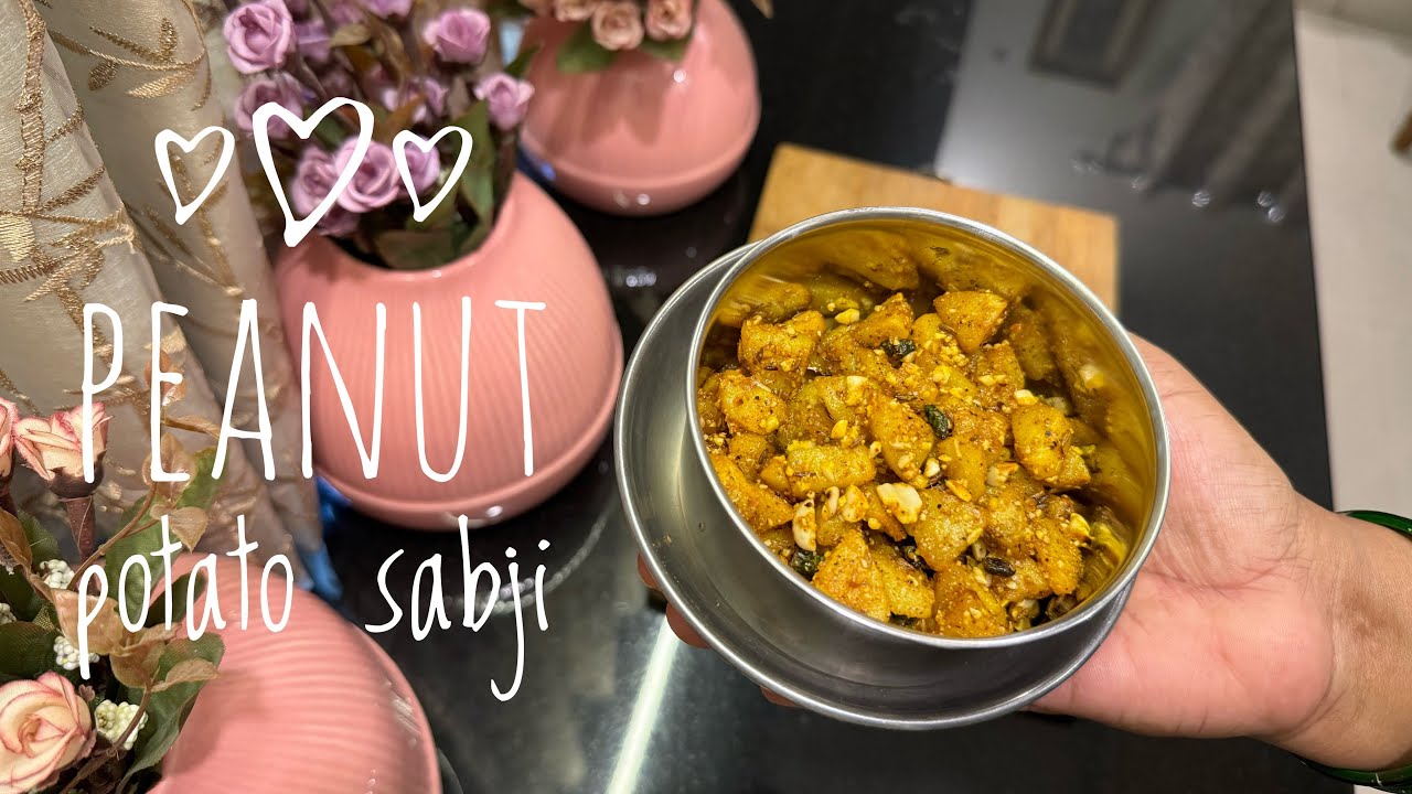 Peanut potato sabji | Quick and easy sabji recipe - YouTube