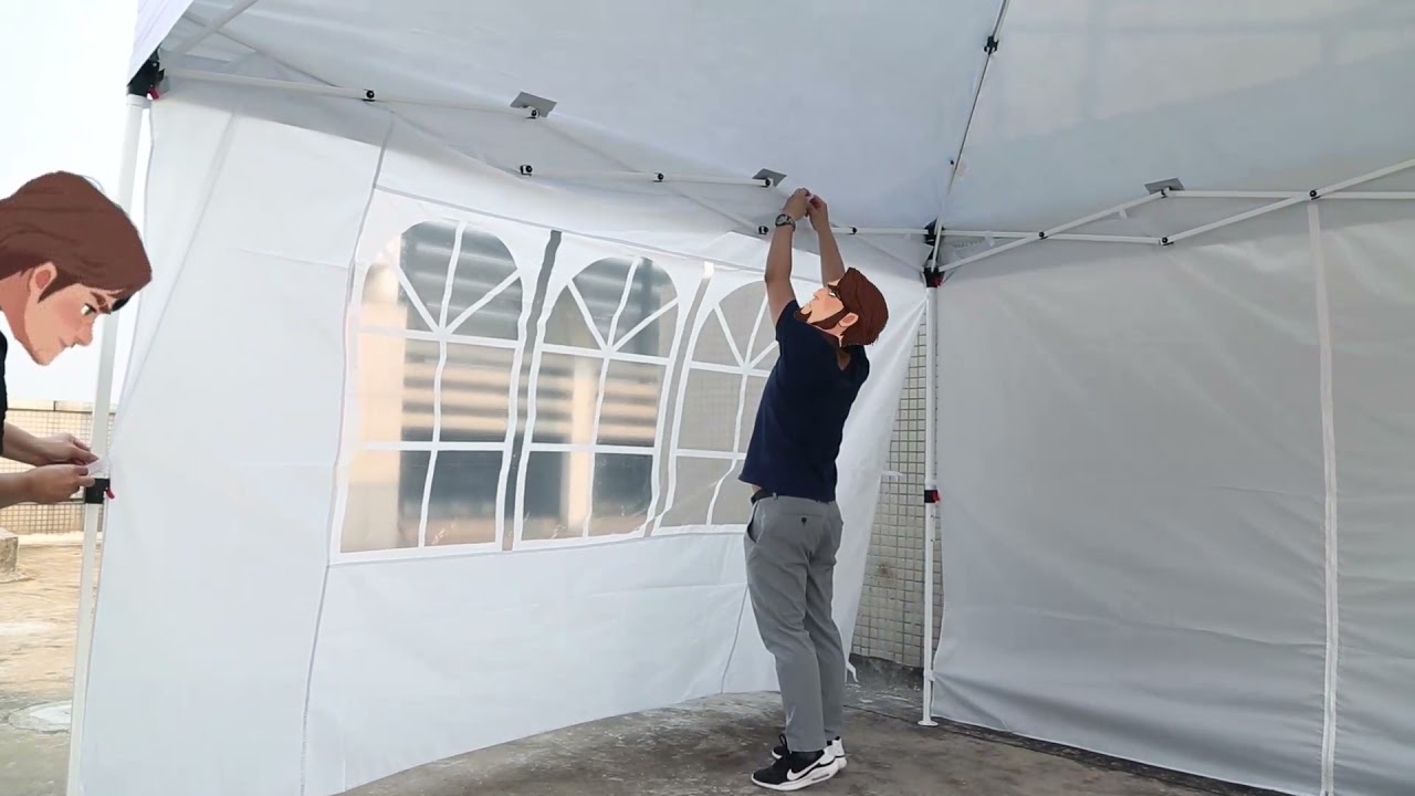 OF223 Canopy Tent Installation - YouTube