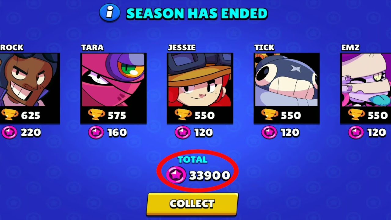 Brawl Stars 10 SEASONS ENDED in a ROW!! I got MORE than 30000 STAR ...