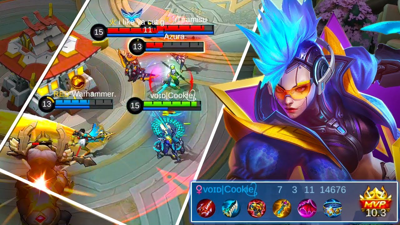 MLBB Karrie Neon Lightwheel Top Global Gameplay - YouTube