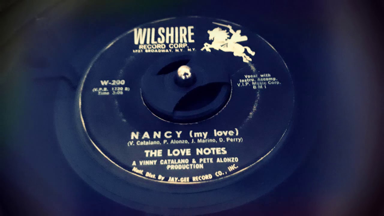 The Love Notes - Nancy (My Love) (1963) - YouTube