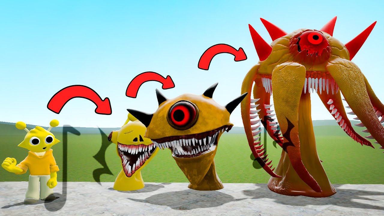 Evolution of New Simon (Yellow) Sprunki in Garry's Mod - YouTube