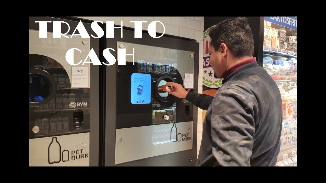 Recycling Trash to Cash | The Pant System | Sweden Vlog - YouTube