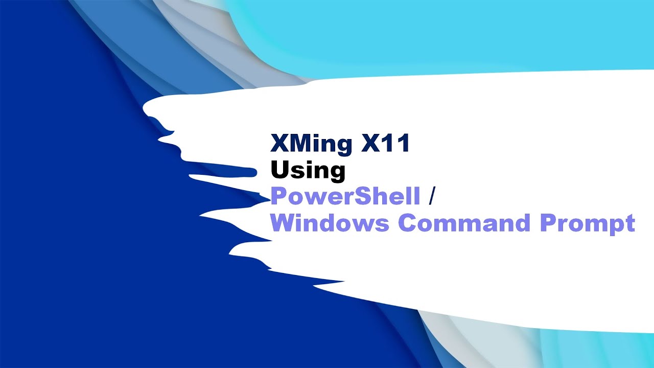Xming X11 Display Forwarding Step By Step Powershell No Putty Youtube