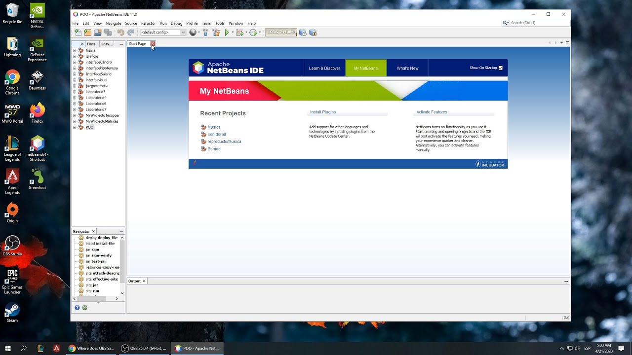 Tutorial crear piano en interface grafica java Netbeans - YouTube