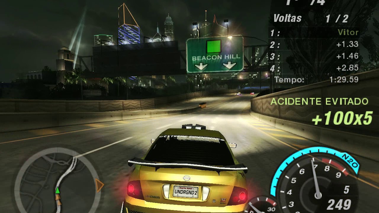 Nissan Sentra Extreme (tuning)- Need for Speed Underground 2. - YouTube