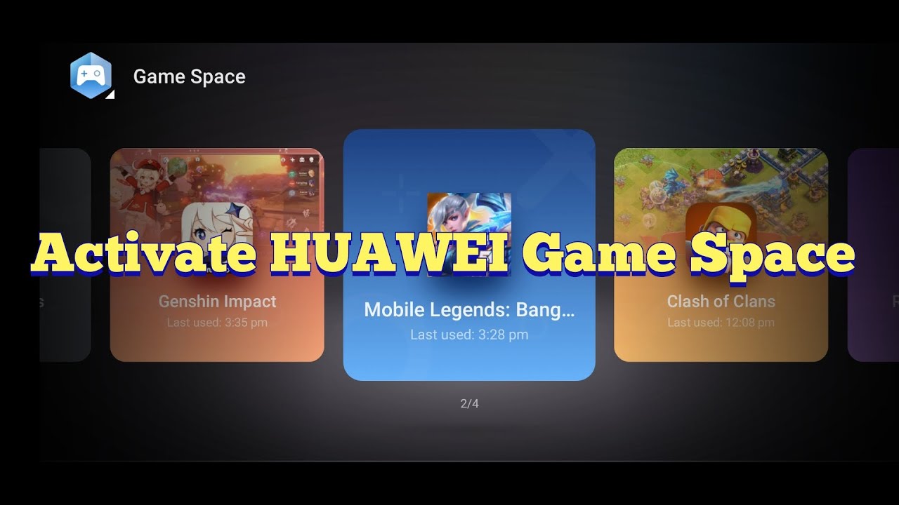 How to activate Game Space in your Huawei Devices for Smooth gaming ...