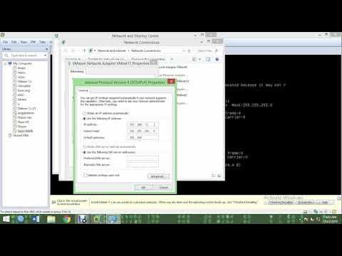 Tutorial Install Debian di VMware sampai connect dengan windows - YouTube