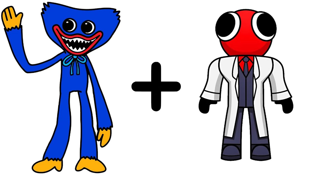 Huggy Wuggy + Red = ??? Poppy Playtime 3 Animation - YouTube