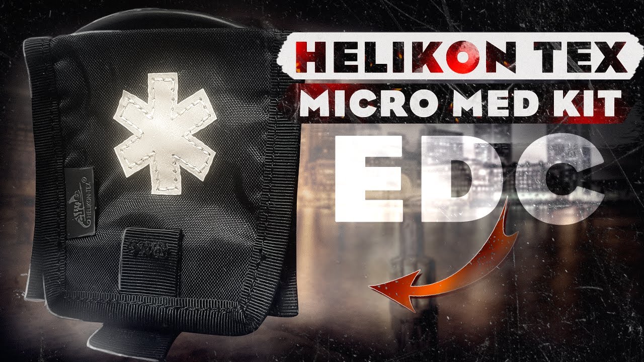EDC аптечка HELIKON TEX micro med kit - YouTube