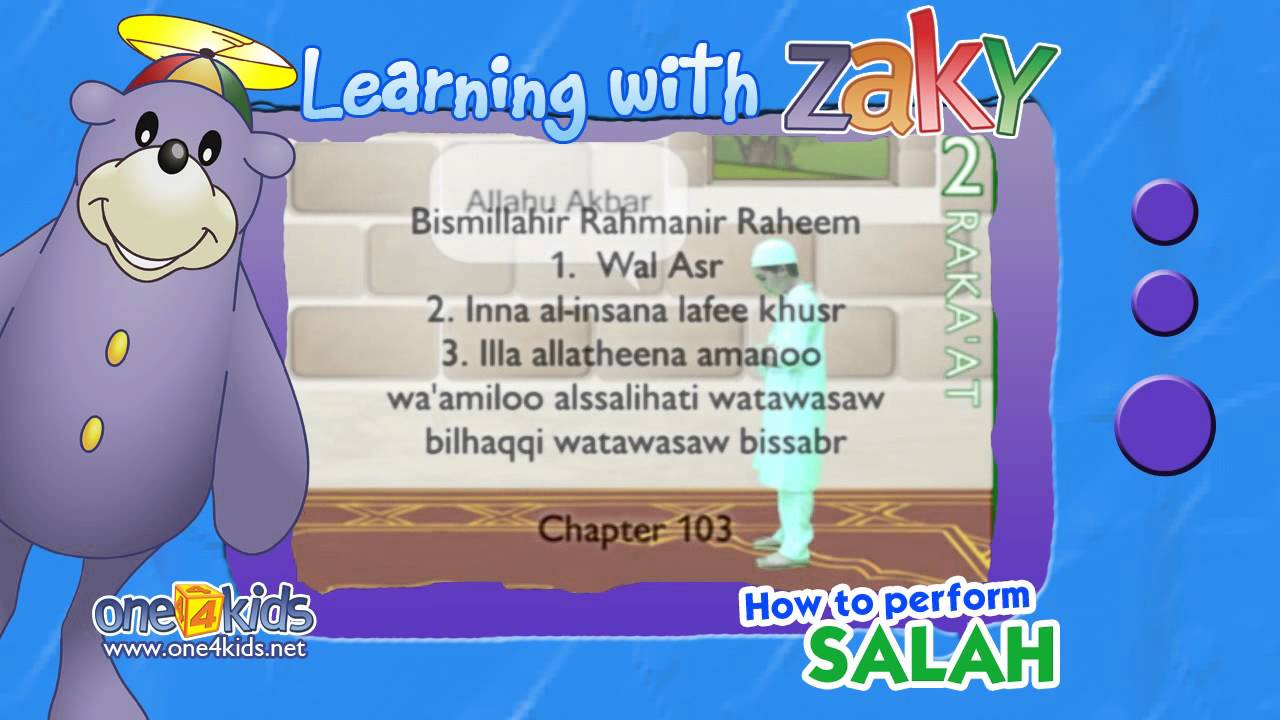 Muslim Prayer - How to perform 2 Raka'at (2 Units) of prayer | Learning with Zaky - YouTube