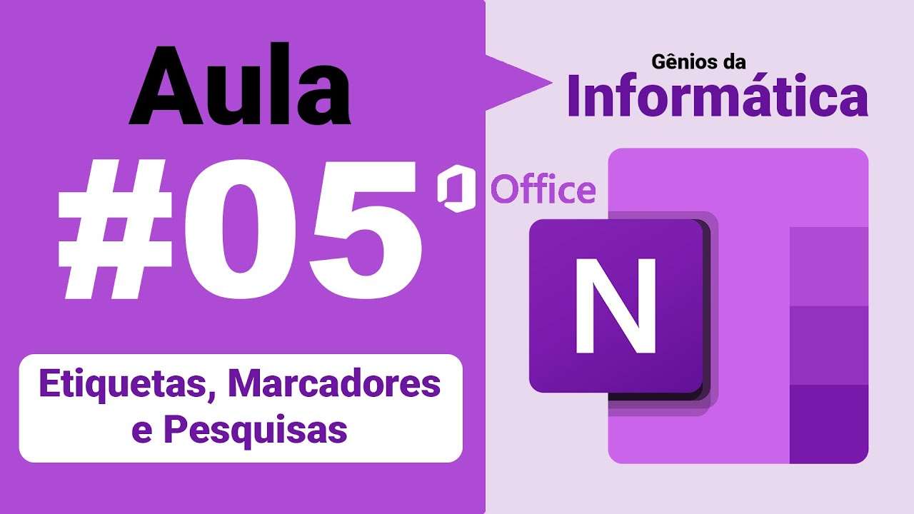 Curso de OneNote Aula 05: Etiquetas, Marcadores e Pesquisas - YouTube
