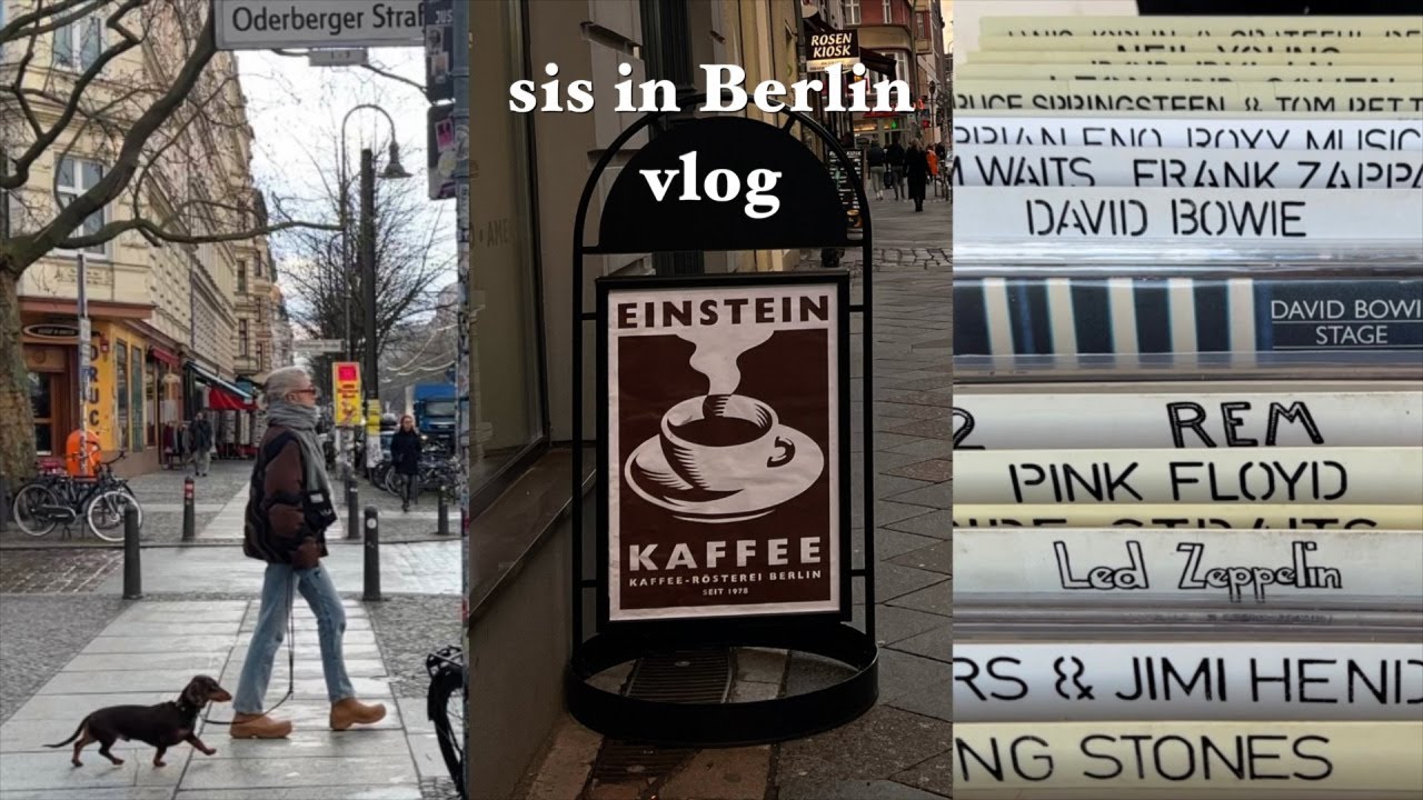 Berlin Vlog 커피향 가득 베를린 브이로그☕️ 일찍 일어나는 새가 맛있는 사워도우를 먹는다🥖 레코드숍에서 귀 호강🎧 마우어파크 플리마켓🧺 슈바인학센 먹방까지🍖