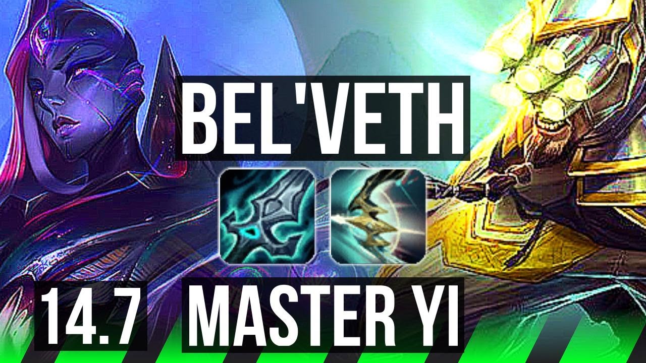 BEL'VETH vs MASTER YI (JGL) | 16/1/7, 71% winrate, Legendary | BR ...