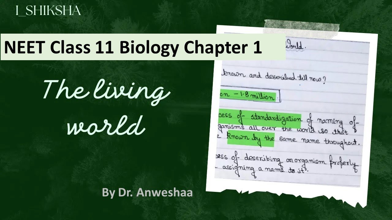 Lecture 1 | NEET Class 11 Biology Chapter 1| CSIR-NET | UPSC | WBCS ...